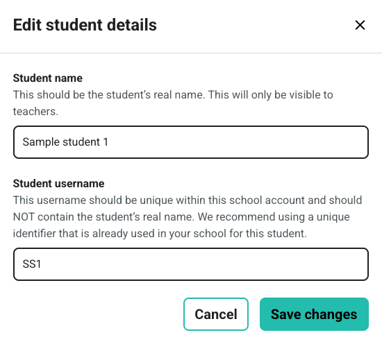 How to edit student username and passwords – Code Editor Help Center