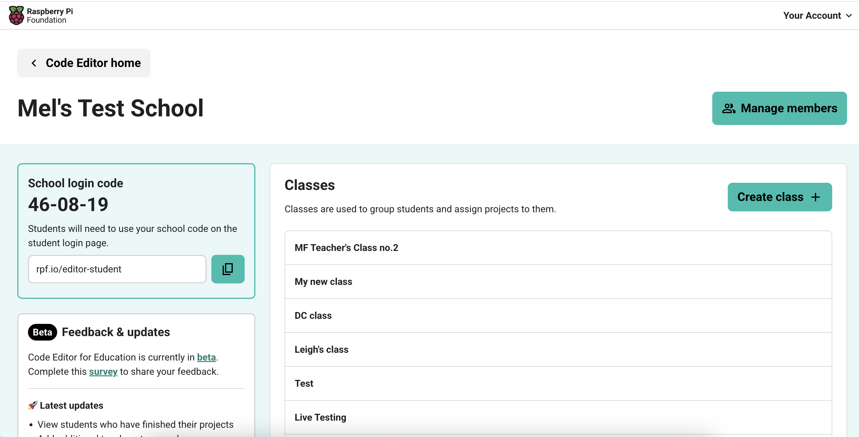 How to login as a student and find your school login code – Code Editor Help Center